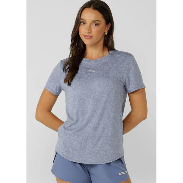 Lorna Jane Amy Dynamic Active T-Shirt – Light Misty Blue Marl – The ...