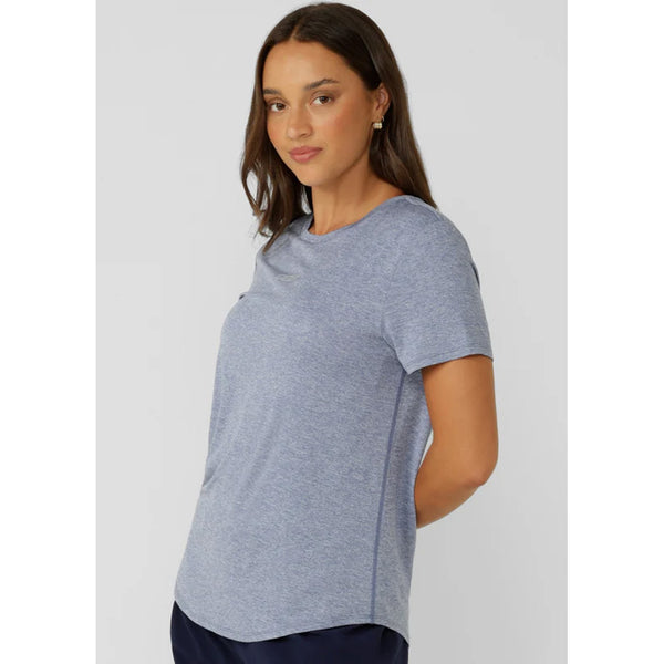 Lorna Jane Amy Dynamic Active T-Shirt – Light Misty Blue Marl – The ...