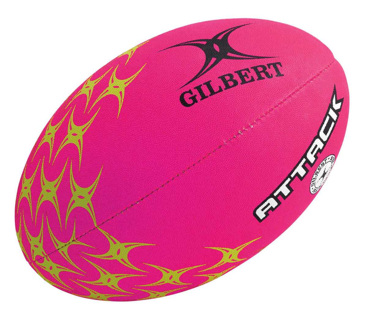 GILBERT ATTACK PINK RUGBY BALL SIZE 5 – The Sport Shop New Zealand